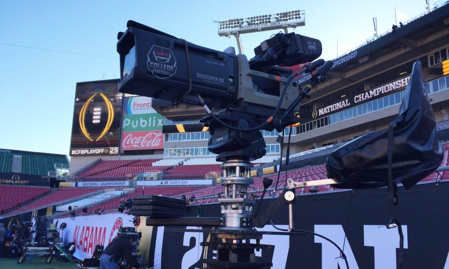 Live From CFP Championship: ESPN Deploys ‘Mammoth’ Camera Arsenal With ...