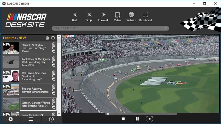 NASCAR Takes the Online Experience Offline With DeskSite
