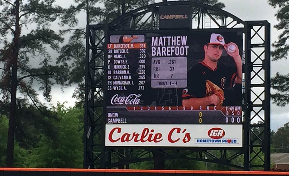 Campbell University Installs Daktronics LED Video Display at Jim Perry ...