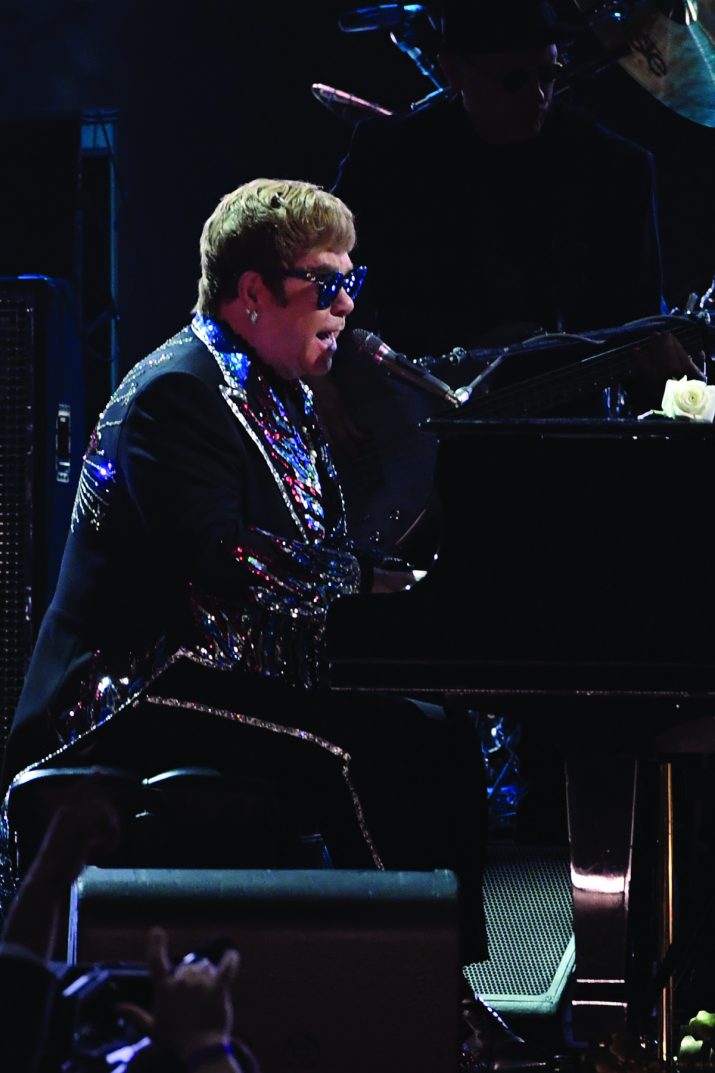 Elton John Performs at Grammy Awards Using Audio-Technica AE6100 ...