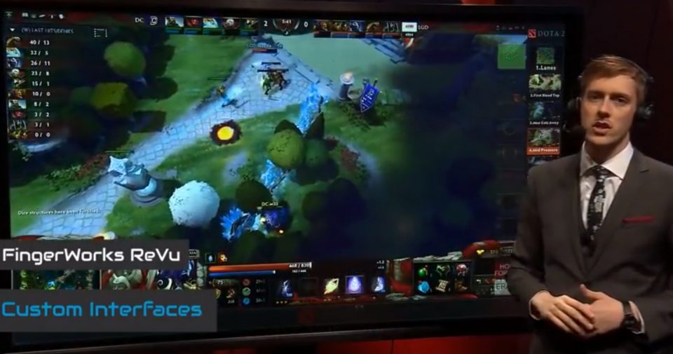 FingerWorks Telestrators Supplies Esports Final With Live Gameplay Analysis