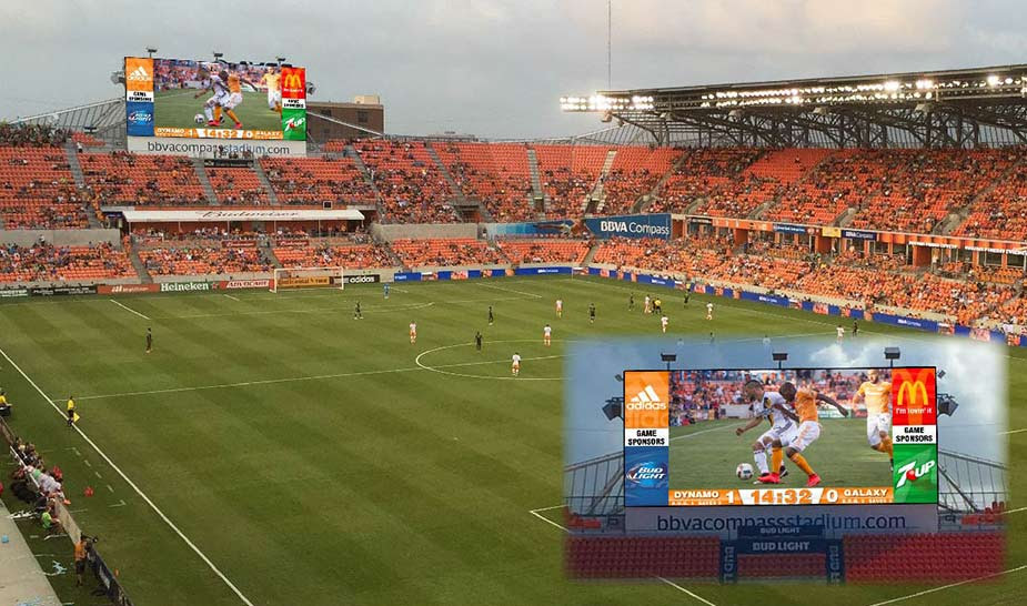 Houston Dynamo Lean on Daktronics for Four New LED Videoboards Inside ...