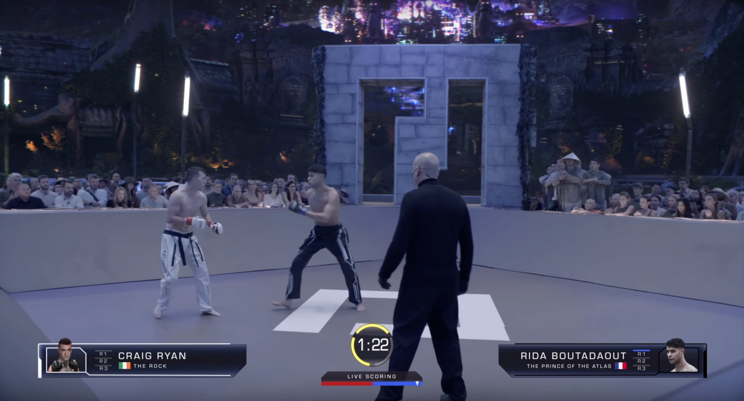 Karate Combat Blends Full-Contact Action With Real-Time Virtual Effects ...