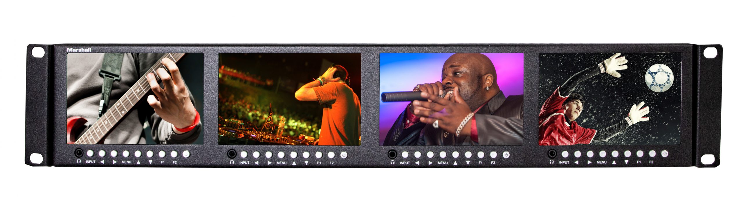 Marshall Electronics Rolls Out New ML-454 Quad 4.5 Inch Rack Monitor