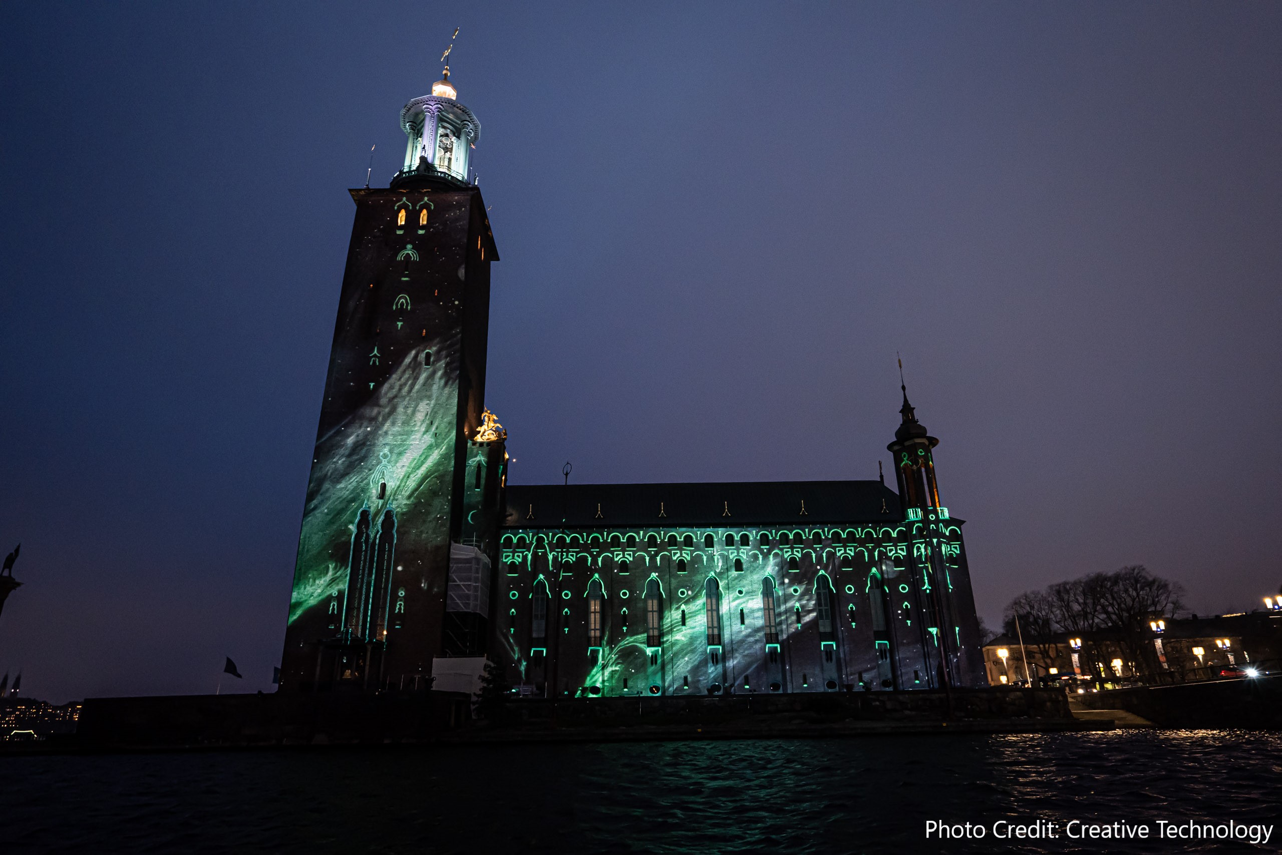 Panasonic Provides Projection Mapping for Stockholm’s Celebration of Space