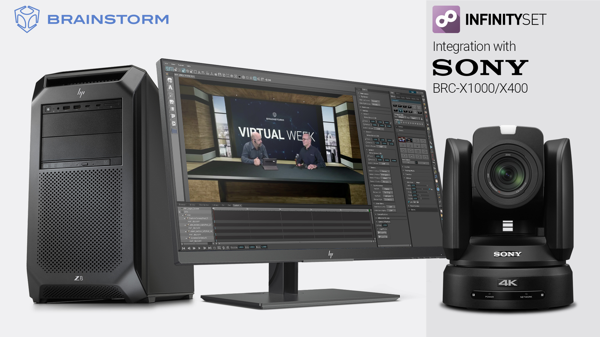 Sony Integrates Brainstorm’s InfinitySet Within BRC Cameras