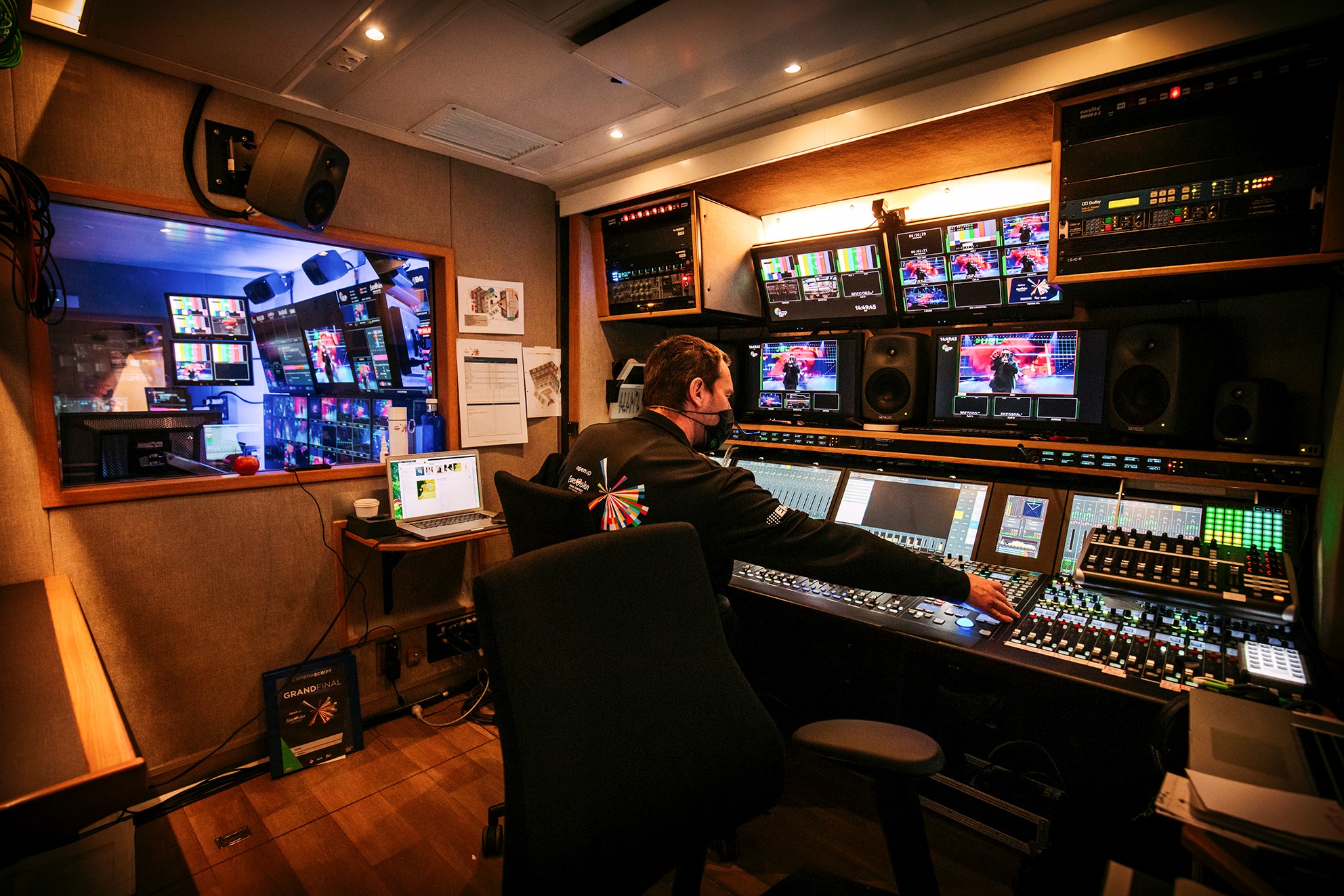 2021 Eurovision Song Contest Taps Four Lawo mc²56 Consoles, VSM Control