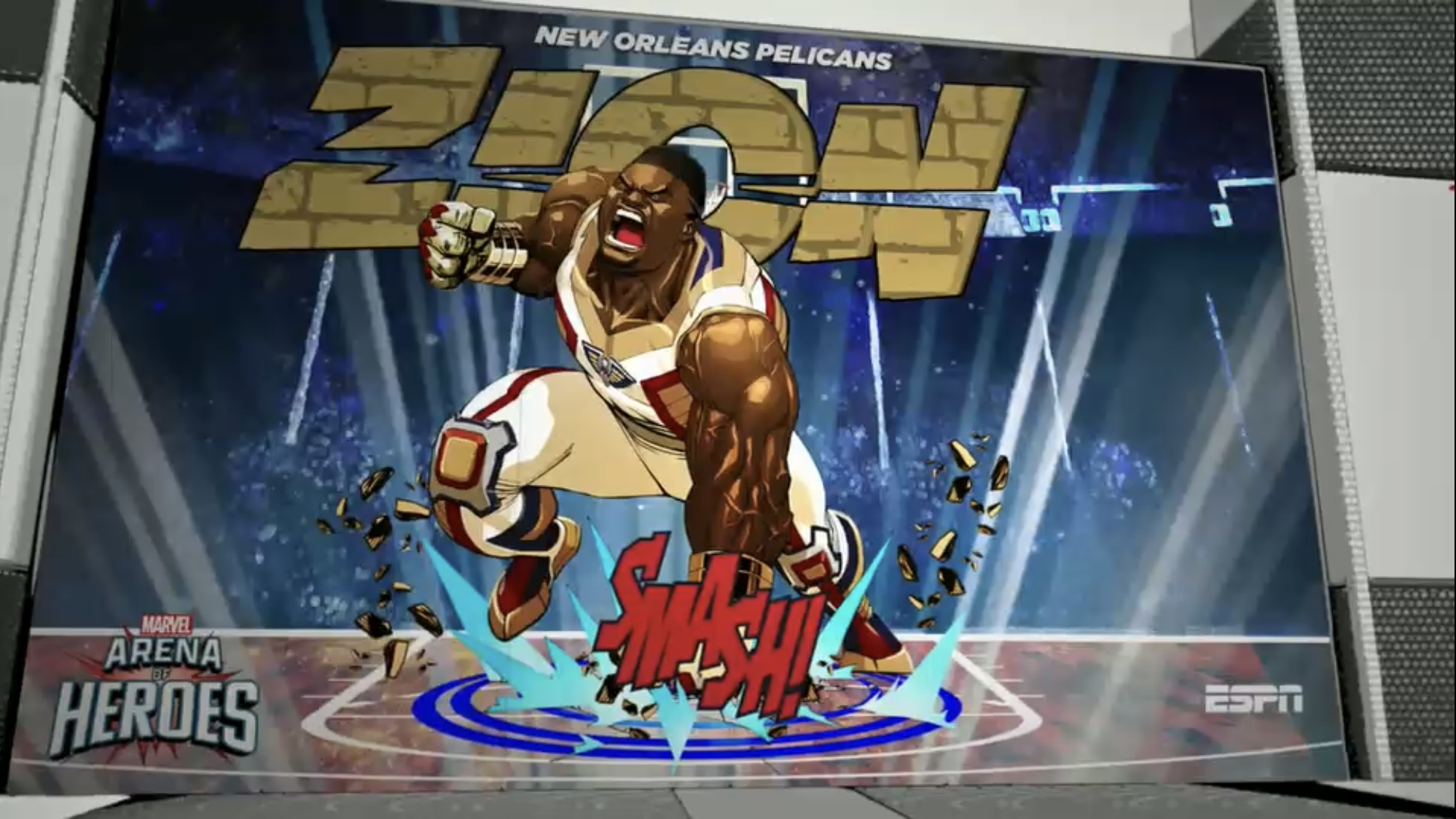 Behind the Scenes of ESPN’s Graphics-Laden ‘Marvel’s Arena of Heroes ...