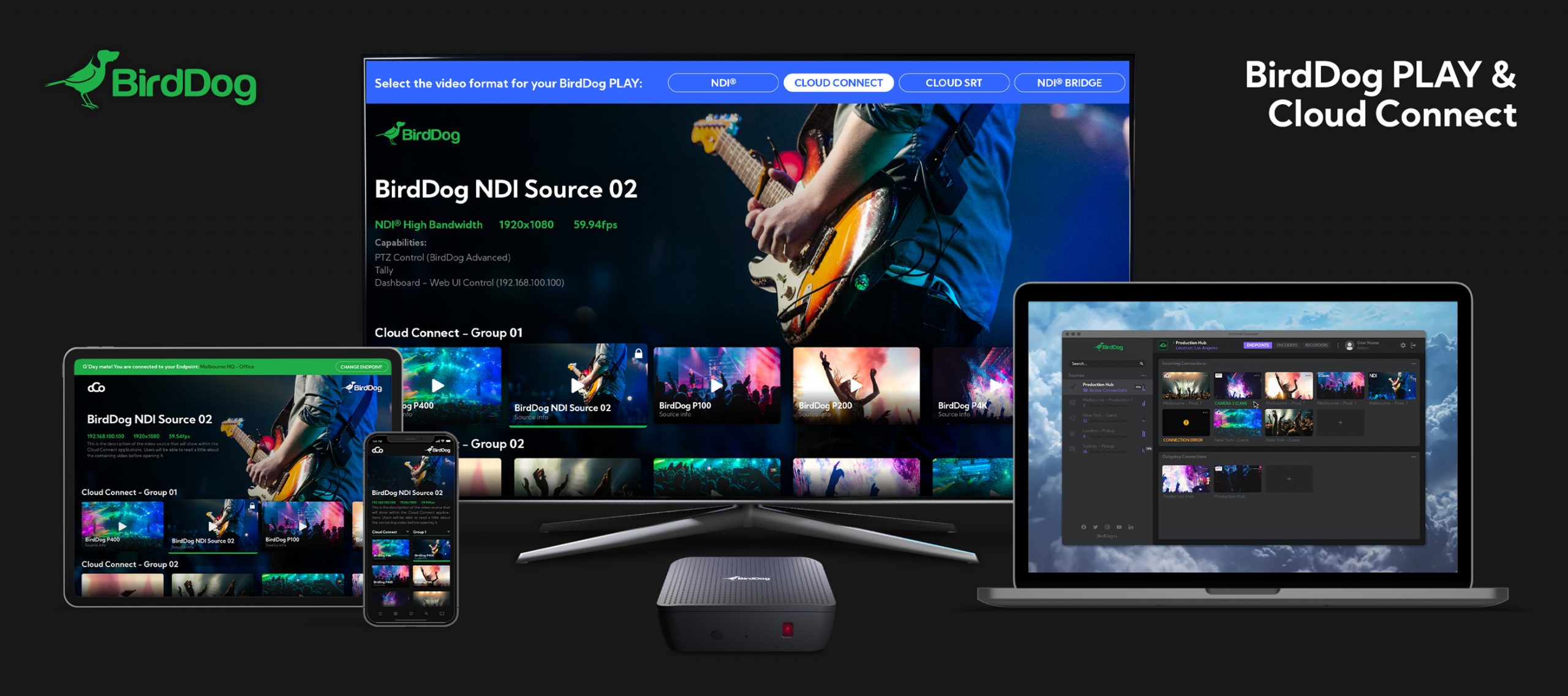 BirdDog Embraces NDI 5 with Suite of New Tools for Connected Productions