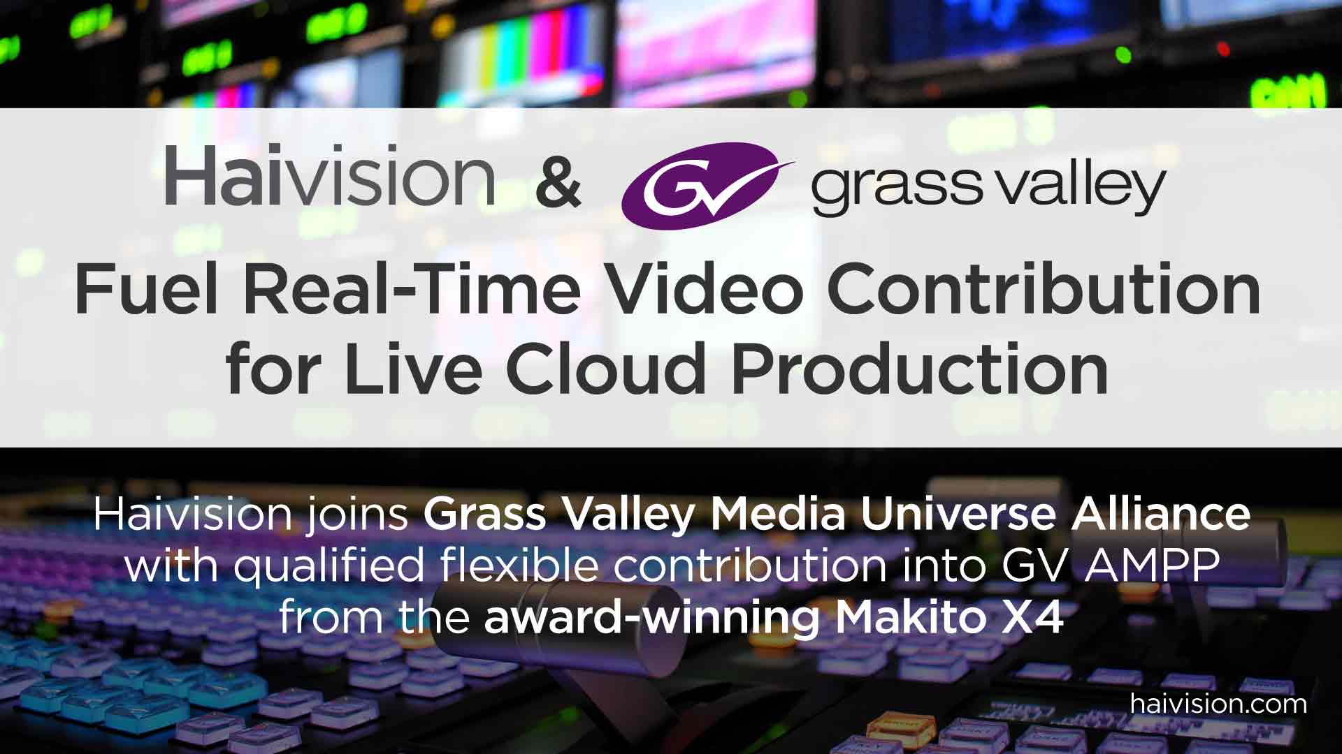 Haivision Makito X4, GV AMPP Integration Fuels Real-Time Video ...