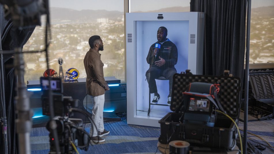 CBS Sports HQ Embraces Proto Hologram Interview Technology