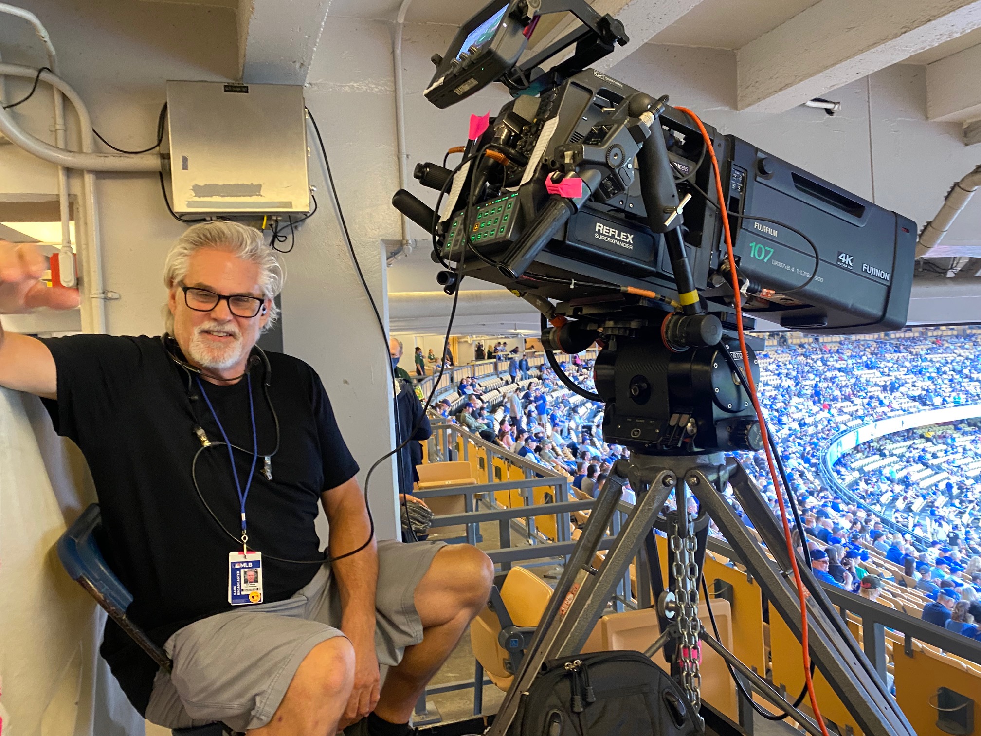 Camera Operator David Bushner Turns to Cartoni for OB Sports
