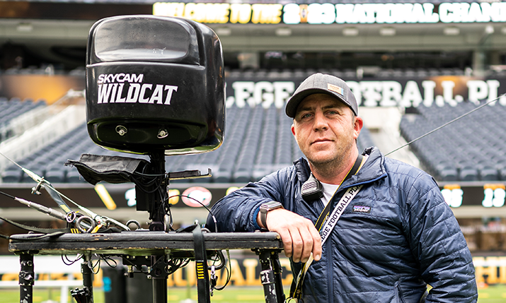CFP National Championship 2023: ESPN, Skycam Rig Two Skycam Wildcats ...