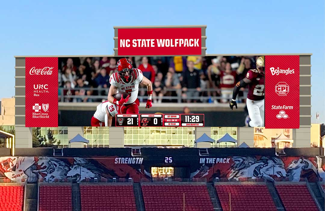 NC State Bringing New Video Experience in a Big Way from Daktronics