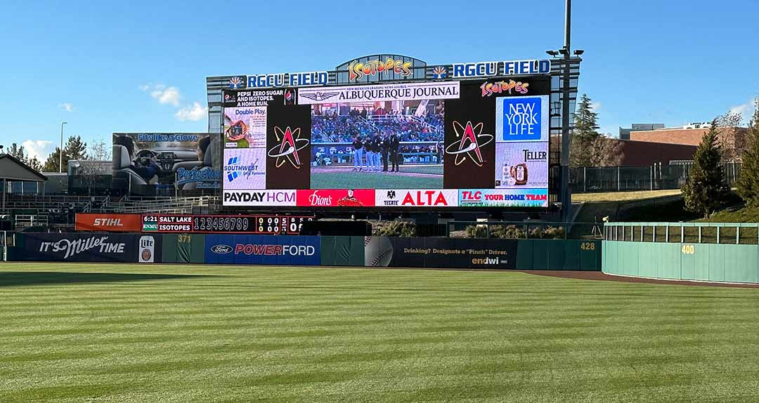 Daktronics Improves Rio Grande Credit Union Field at Isotopes Park With ...