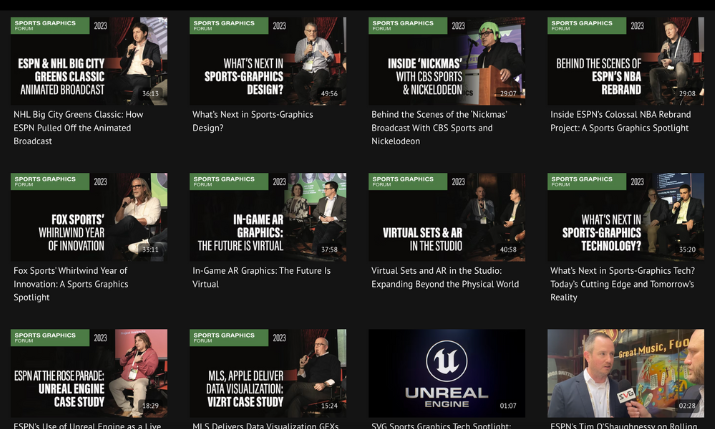 SVG Sports Graphics Forum 2023: All Sessions Now Available to Watch on ...