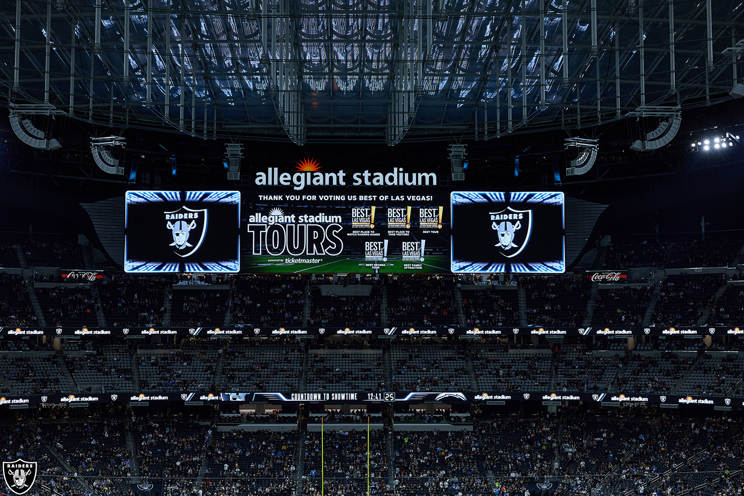 Allegiant Stadium Boasts 66,000 Sq. Ft., 93 Million Pixels of LED for ...