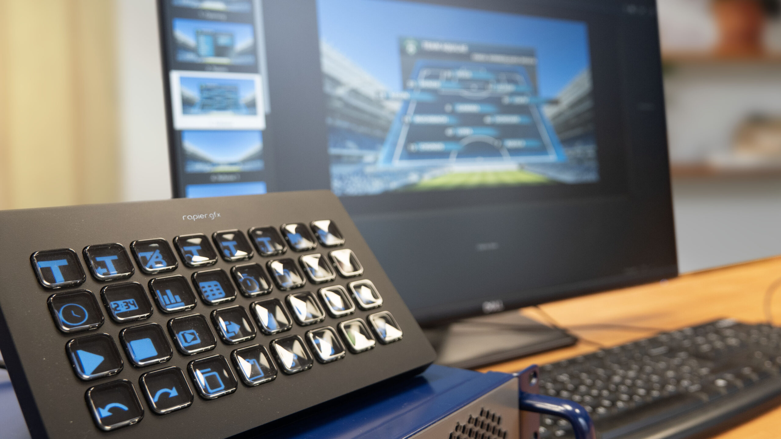 Slomo.tv Introduces Rapier.gfx Real-Time Multichannel Graphics System