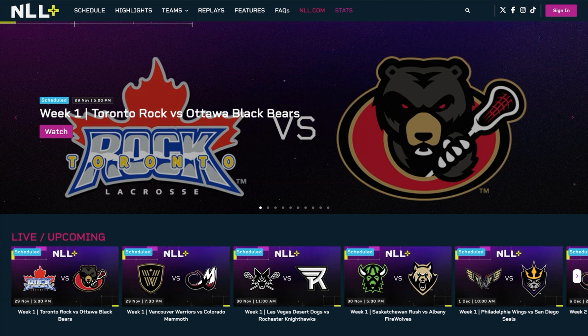 National Lacrosse League Launches NLL+, a Direct-to-Consumer Streaming ...