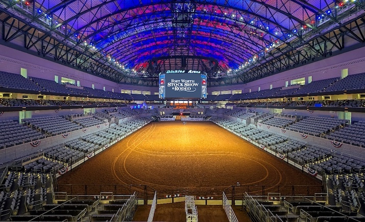 Dickies Arena Unveils Revolutionary Sports Theater Lighting System