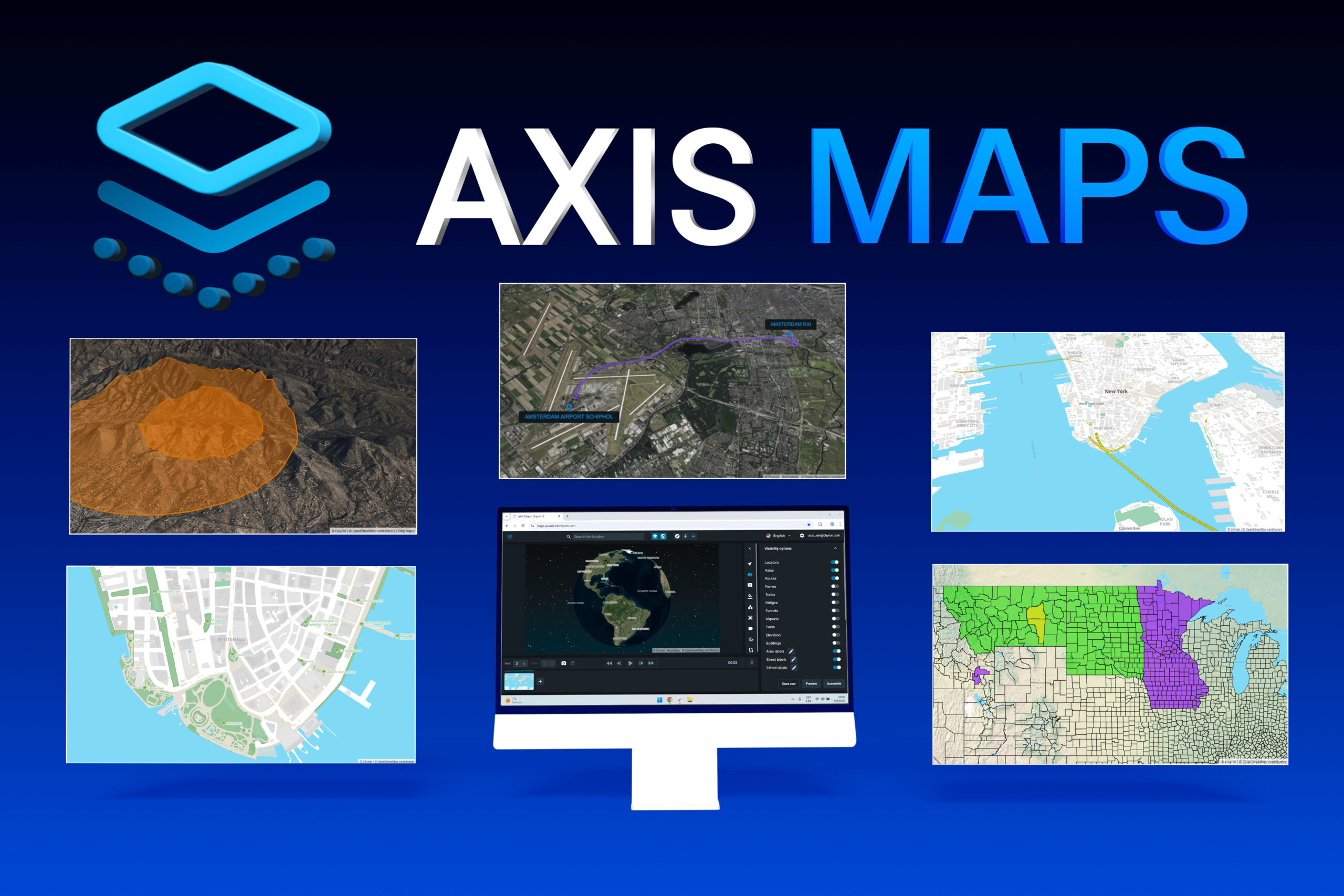 Chyron Unveils New AXIS Next-Gen Map Graphics for Newsrooms