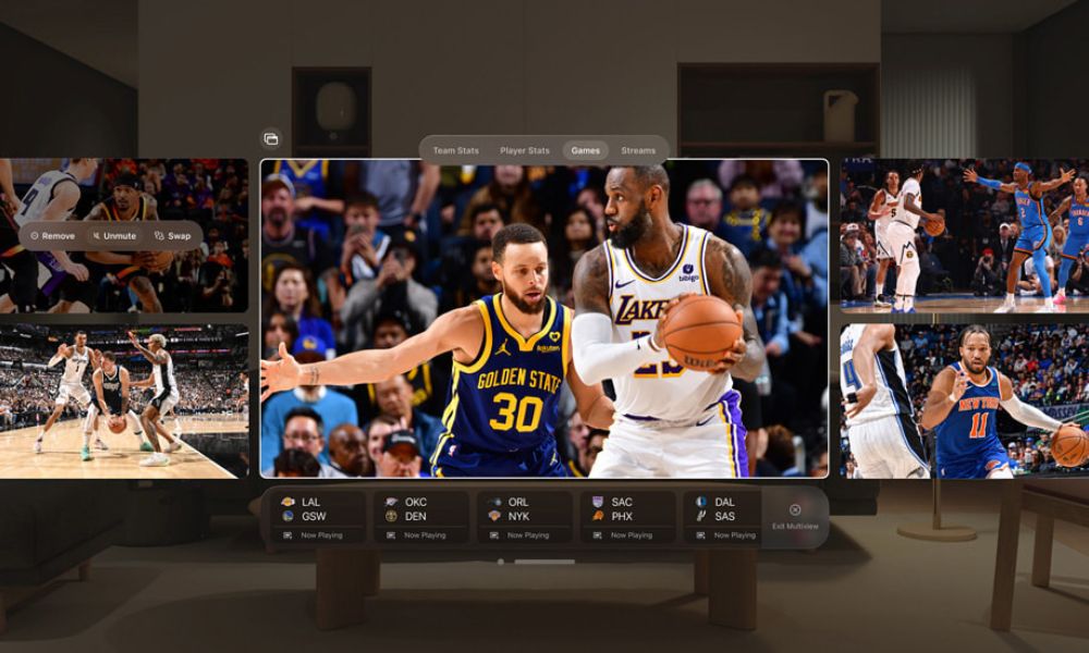 Spectrum Brings Selected L.A. Lakers Games to Apple Vision Pro With New Immersive Presentation